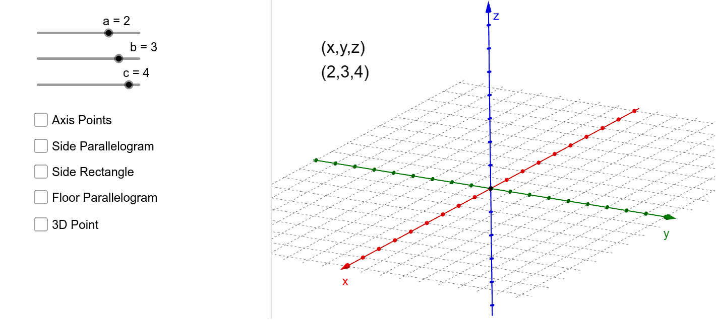 Graphing In 3D GeoGebra