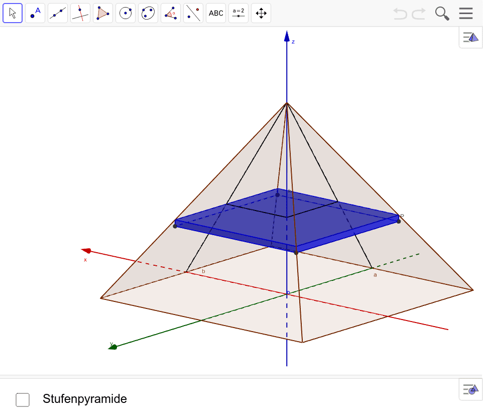 M8_Volumen-Pyramide-Stufenpyramide – GeoGebra