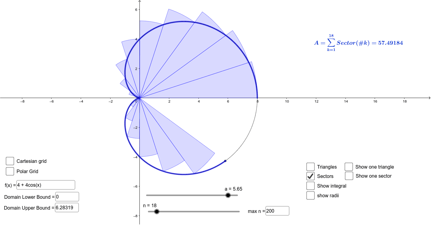 Calculus - Polar Area – GeoGebra