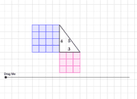 Pythagorean Theorem (Special Case) – GeoGebra