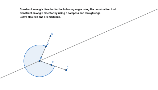 Unit 2 Construction Task 3a – GeoGebra