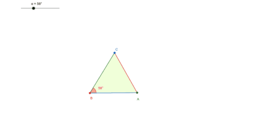 Triangle (With Slider) – GeoGebra