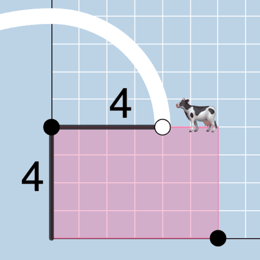 Classic Cow Grazing Problem – GeoGebra