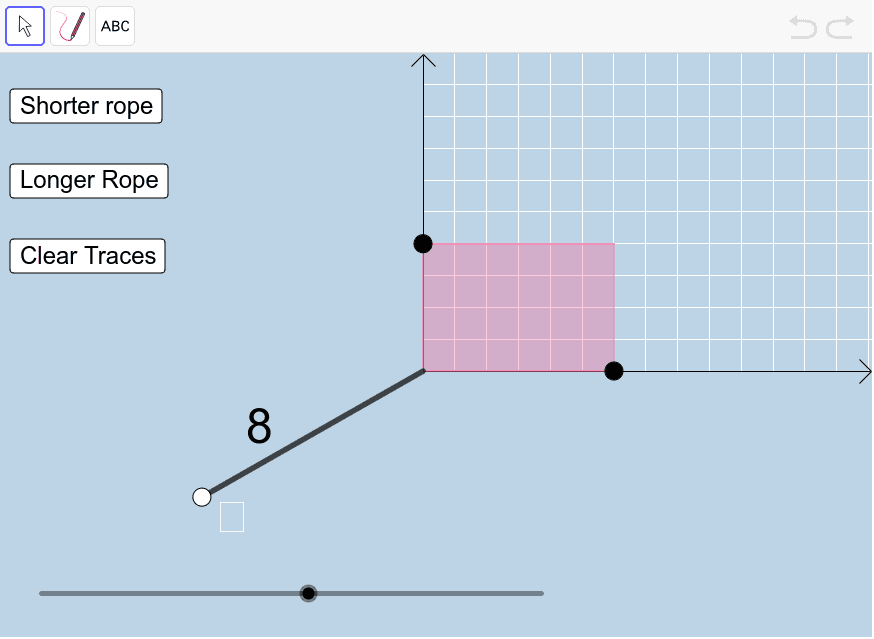 Classic Cow Grazing Problem – GeoGebra