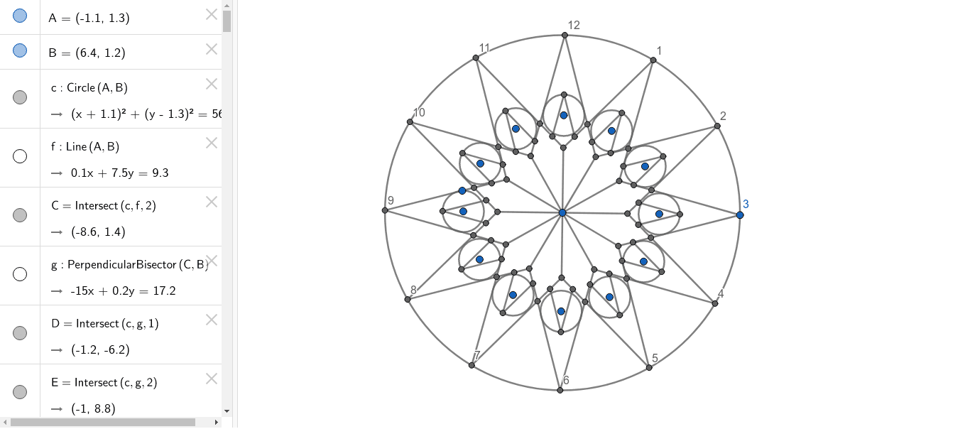 Rose Window – GeoGebra