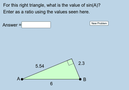 Identifying Trig Ratios: Quick Formative Assessment – GeoGebra