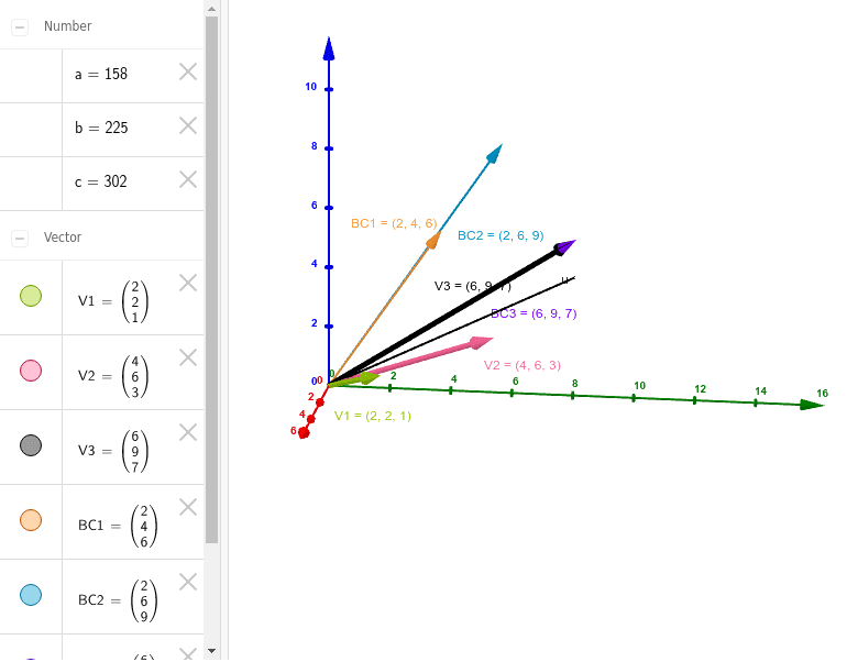 vectores – GeoGebra