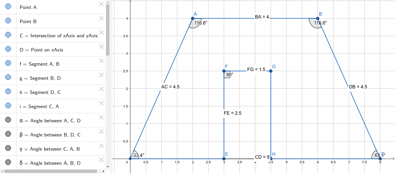 Side 2: Trapezoid – GeoGebra