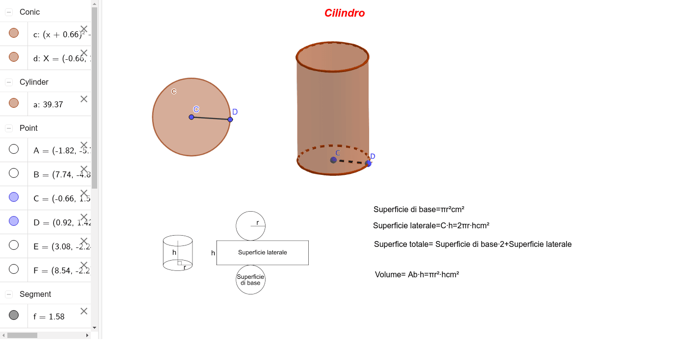 Cilindro formule – GeoGebra