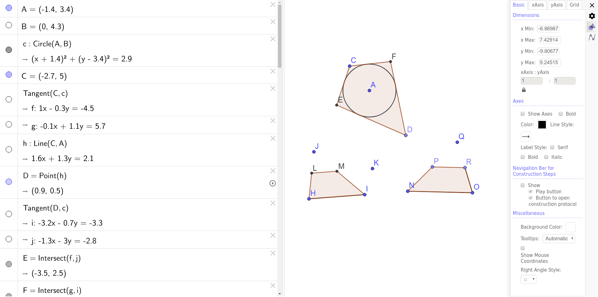 Trapezoid and Deltoid (Kite) – GeoGebra
