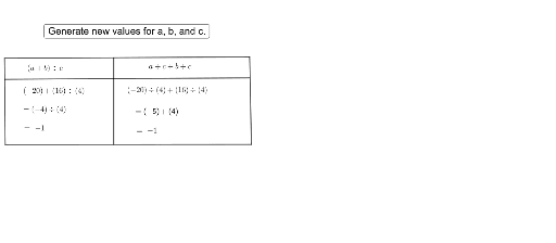 Integer Distributivity (Division) - CUEBA0027 – GeoGebra