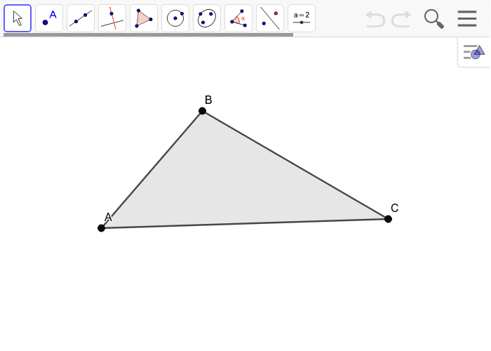 Segments & Lines in Triangles – GeoGebra