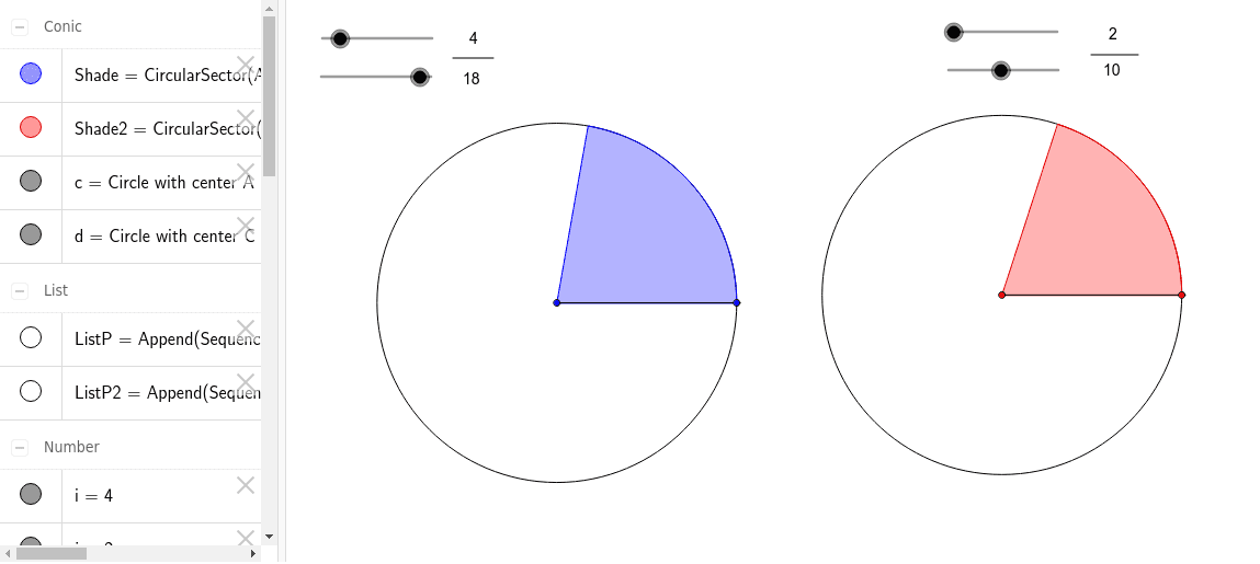 Comparing Fractions Visually – GeoGebra