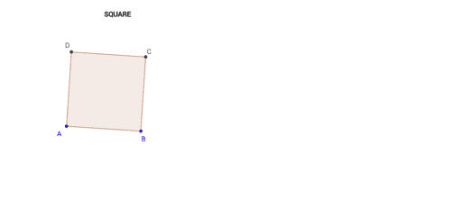 Square Properties Lab – GeoGebra