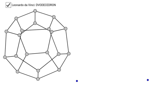 Planar graph of a dodecahedron – GeoGebra