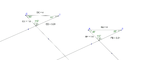 Angle Side Angle (ASA) – GeoGebra