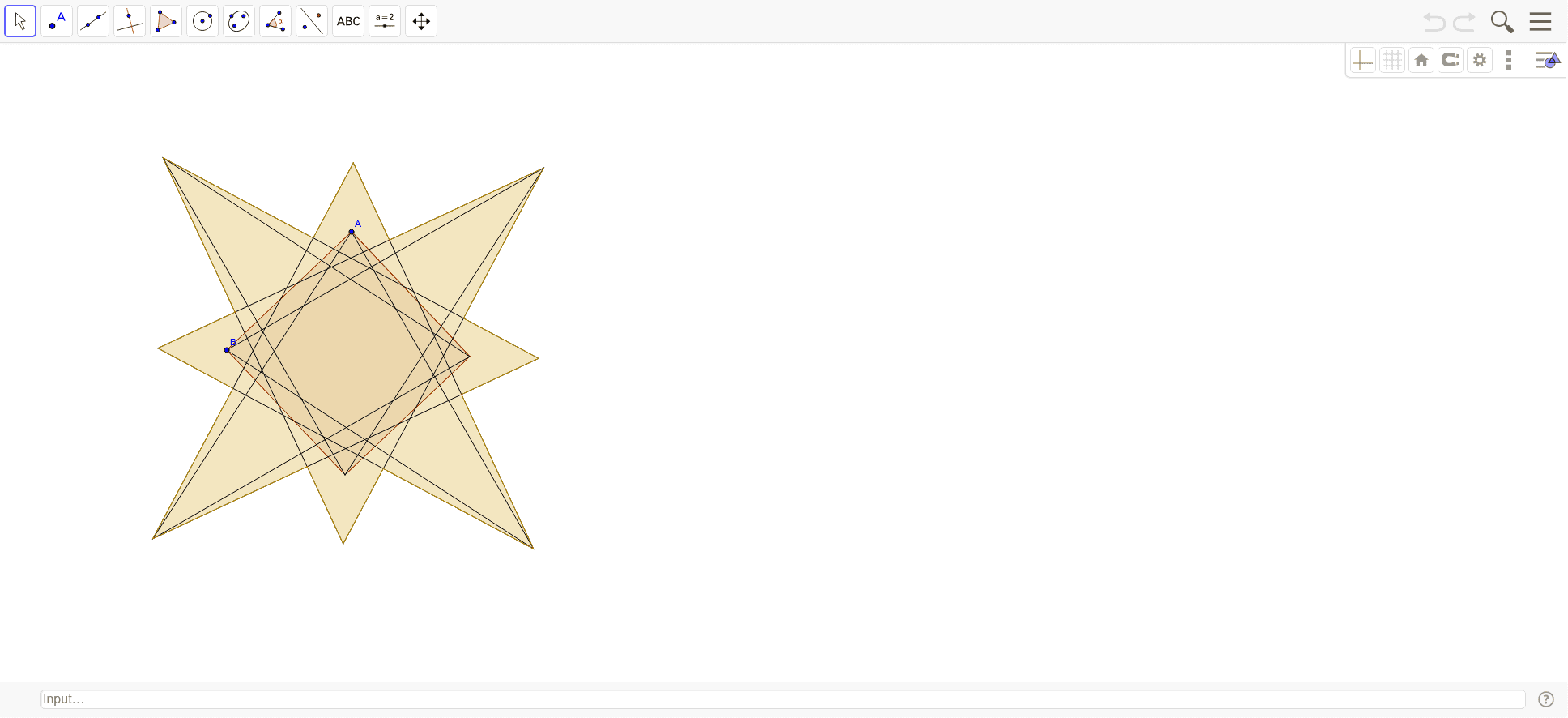 dynamic stars – GeoGebra