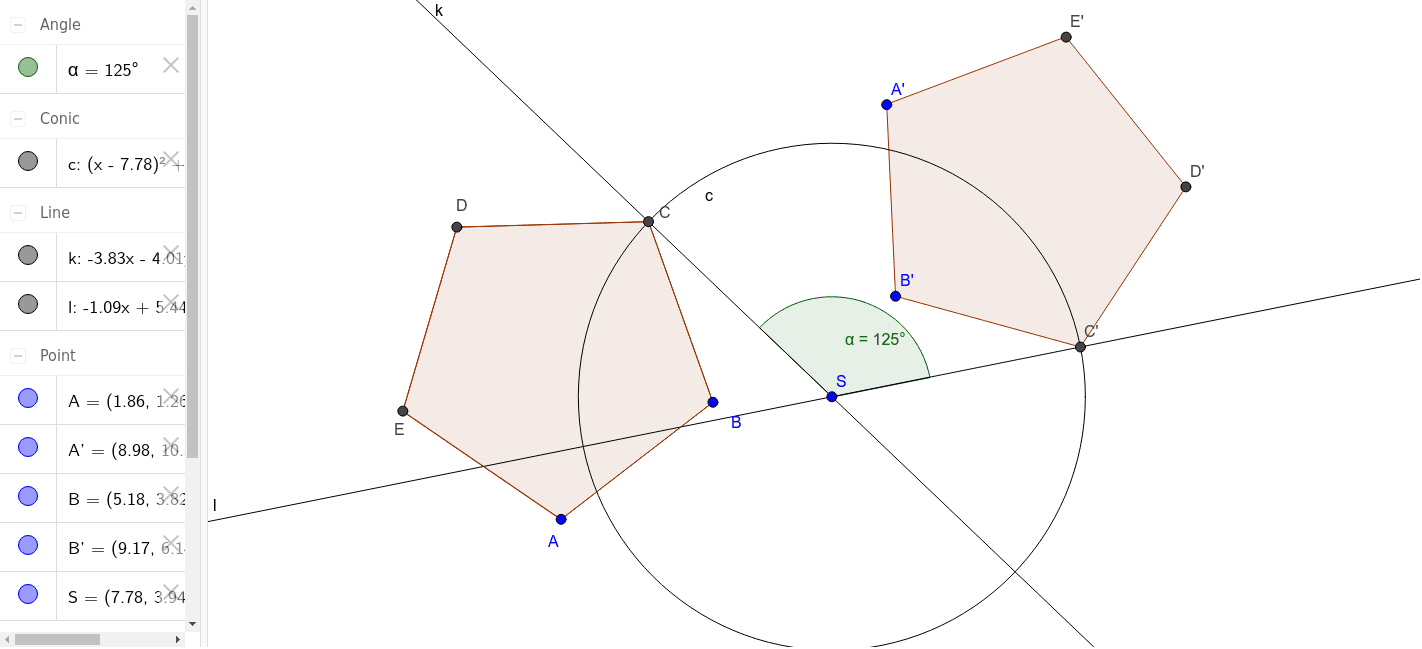 Rotace – GeoGebra