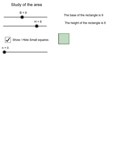 Rectangle Area – GeoGebra