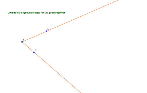 Angle Bisector Practice 1 – GeoGebra