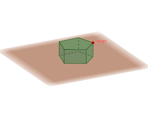 Volume of Pentagonal Prism – GeoGebra