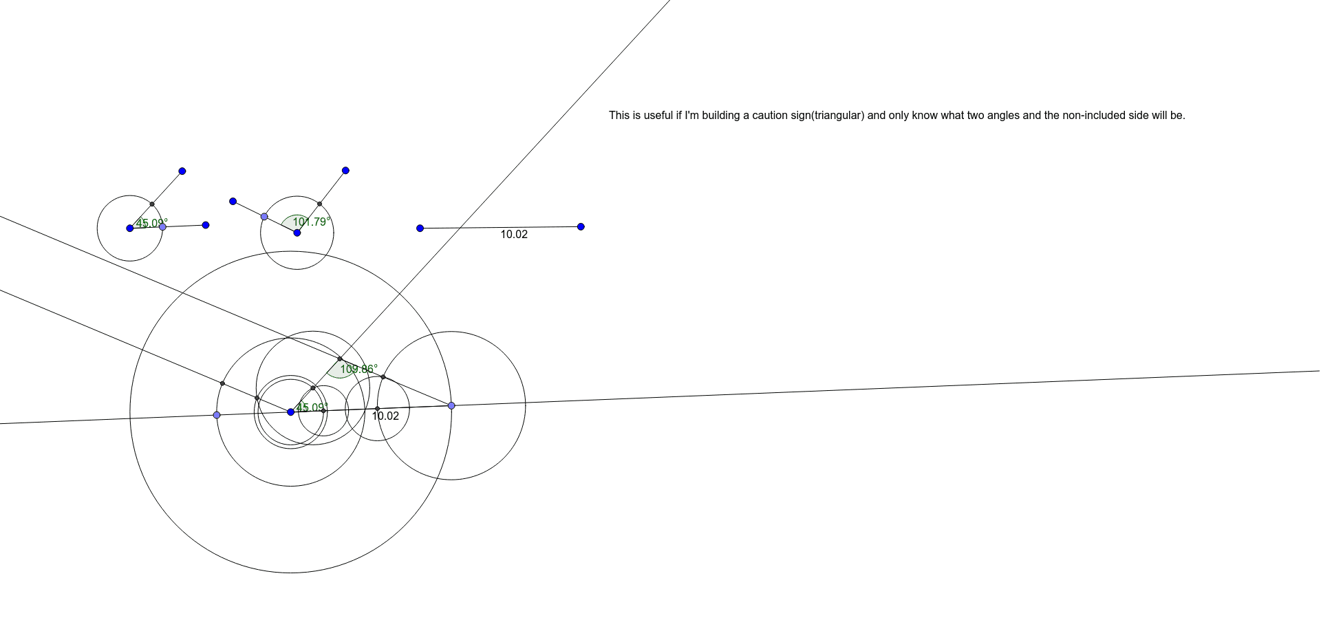 Two angles and a non-included side – GeoGebra