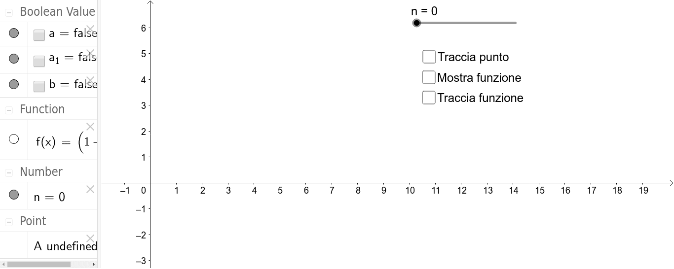 E as a limit (and the exponential function) – GeoGebra
