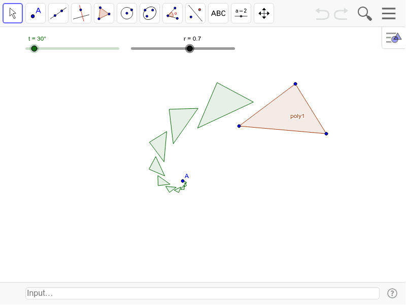 Using sequence command – GeoGebra