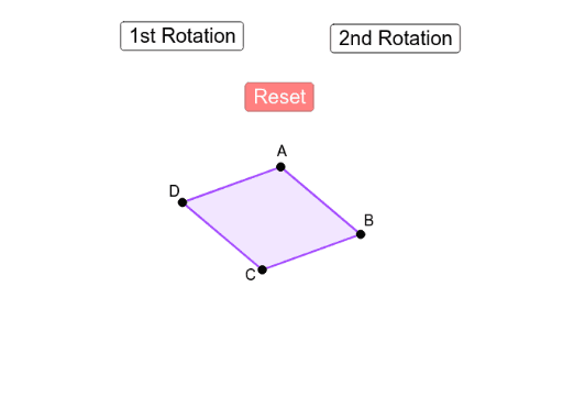 Rhombus Rotation – GeoGebra
