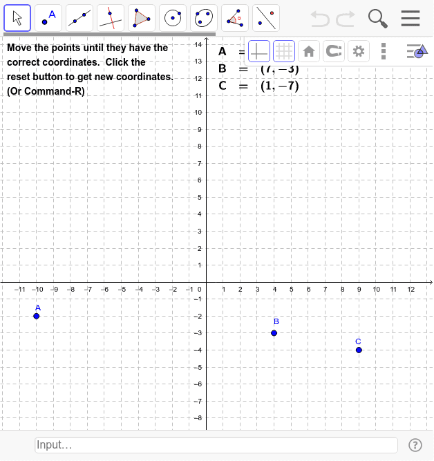 Locate Points – GeoGebra