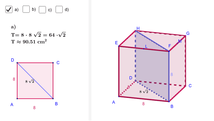 Kocka metszetei – GeoGebra