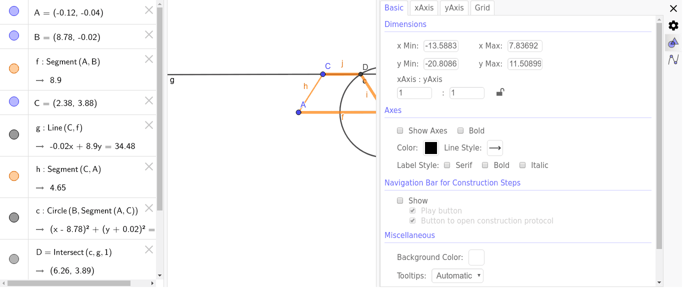 Isosc trap – GeoGebra