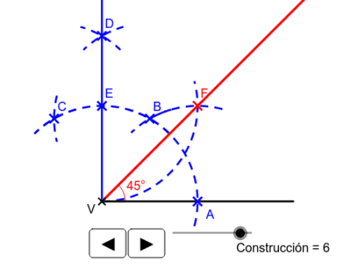 EPV3.01.45 grados – GeoGebra