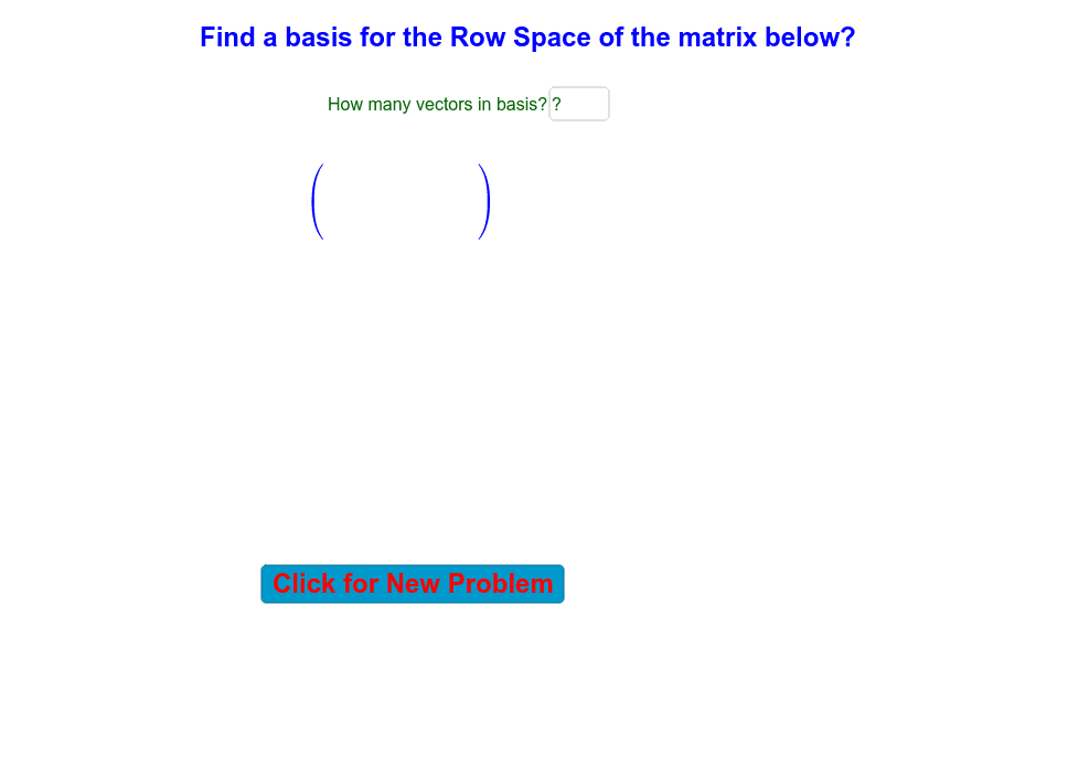 Row Space – GeoGebra