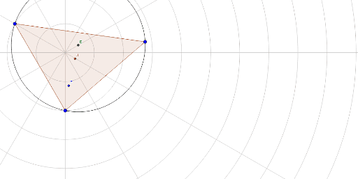 Highway in a triangle/euler line – GeoGebra