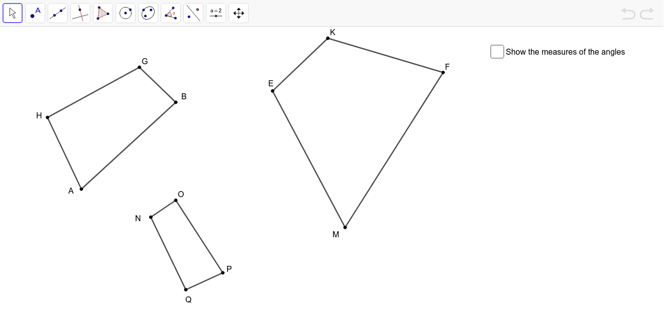 Explore the cyclic polygons – GeoGebra