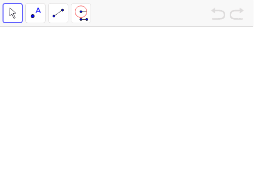 Compass and Segment Tools – GeoGebra