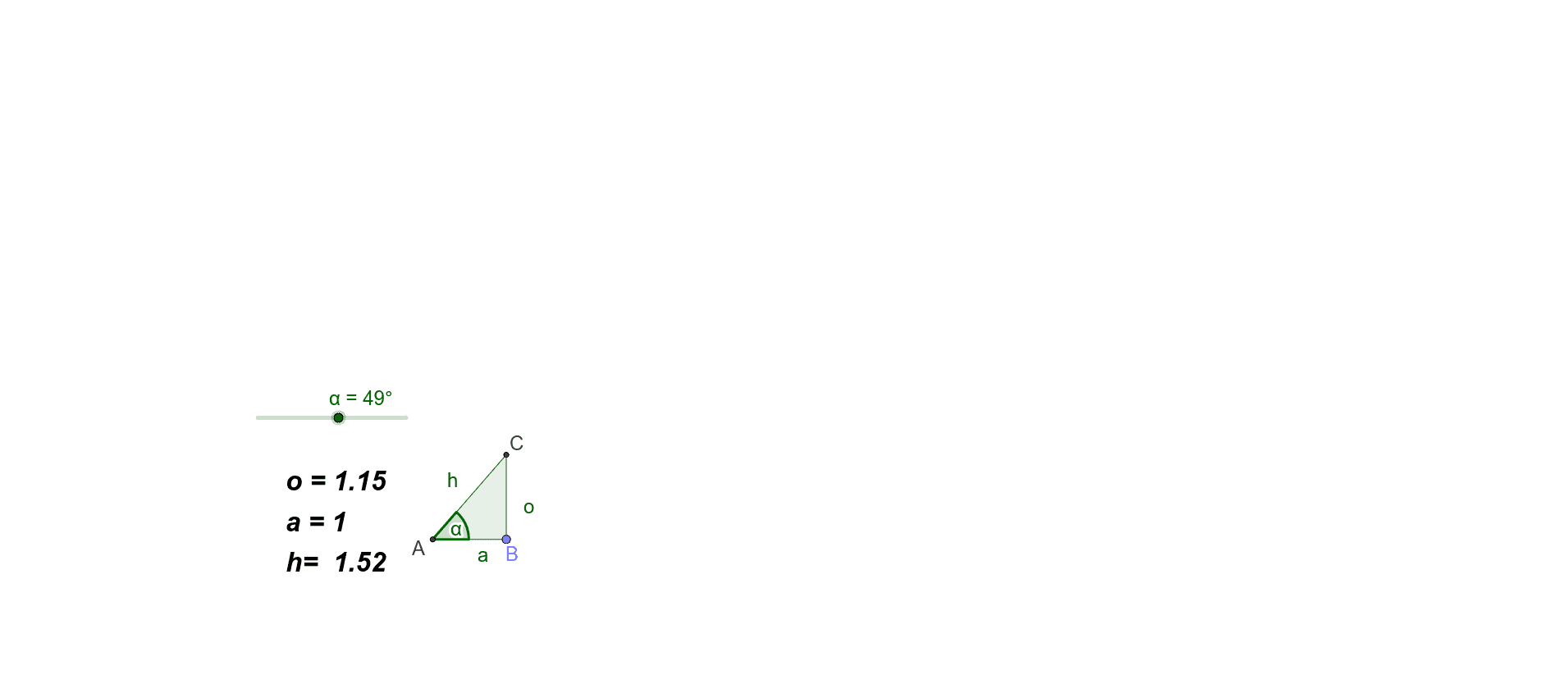 Right angled triangle – GeoGebra
