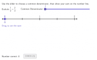 Adding Fractions with Like and Unlike Denominators – GeoGebra