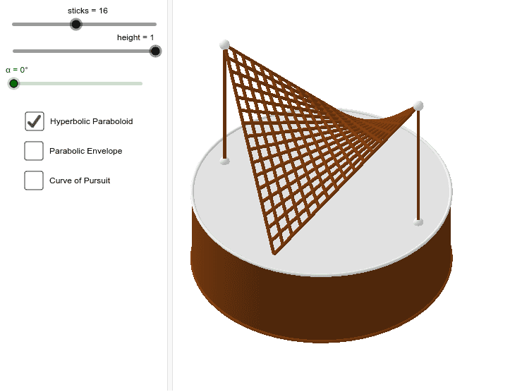 Hyperbolic Paraboloid Cake – GeoGebra