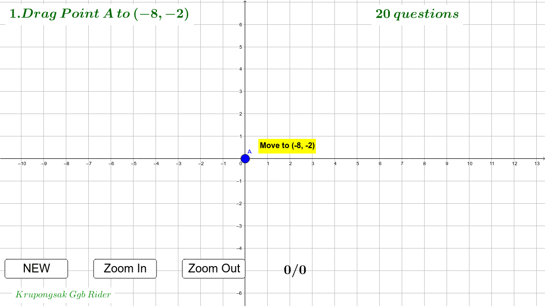 Rectangular Coordinates II – GeoGebra