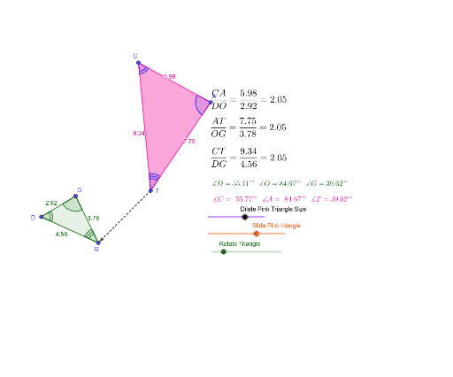 Geometry - Mini Similarity Book – GeoGebra