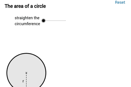 Area of Circles – GeoGebra