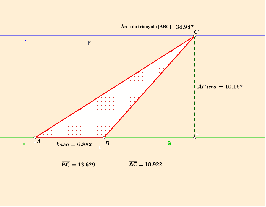Classificação dos Tipos de Triângulos e Cálculo da Área de Triângulos ...