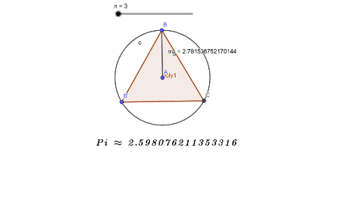 Find Pi – GeoGebra