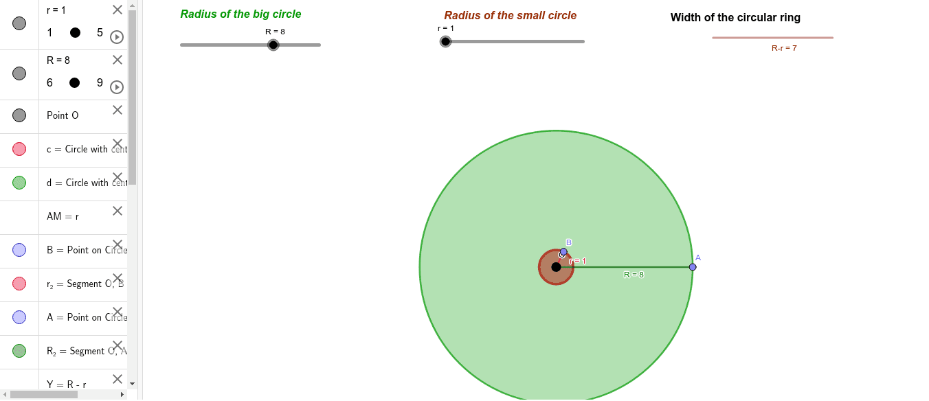 circular ring – GeoGebra