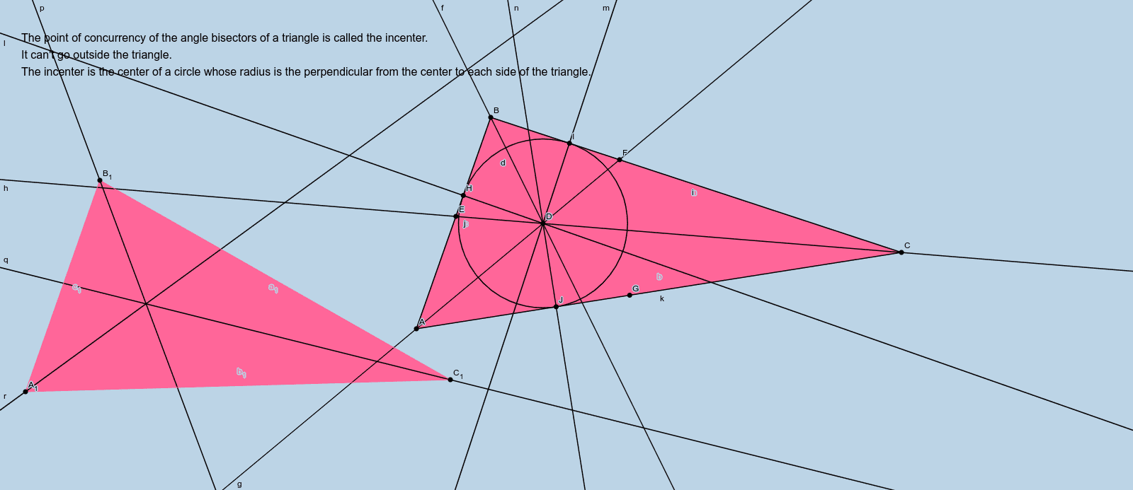Incenter – GeoGebra