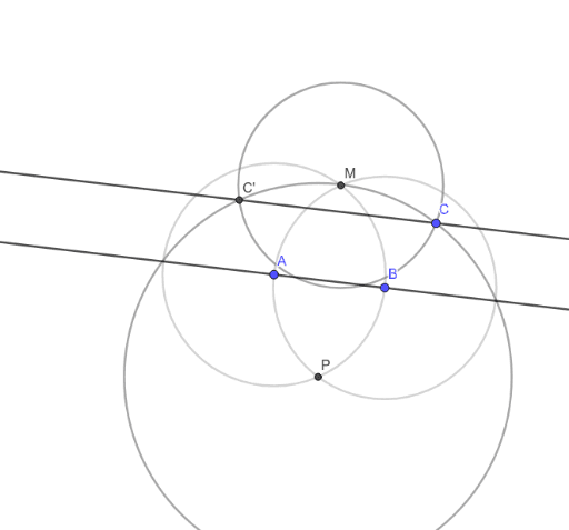 Parallel construction – GeoGebra