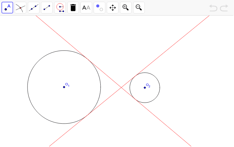 Week 2 - Common Tangents of Two Circles – GeoGebra