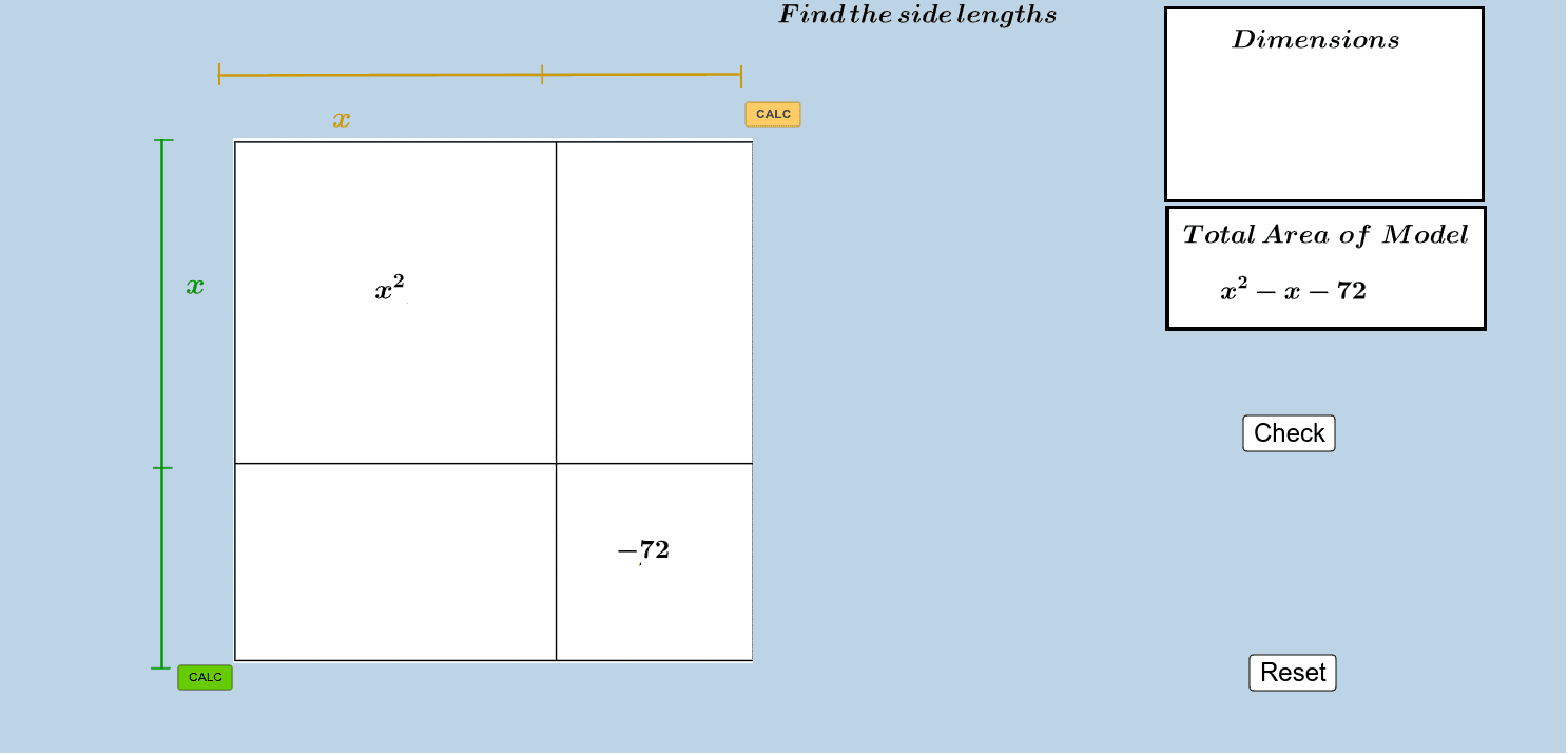 Find the side lengths 1 – GeoGebra